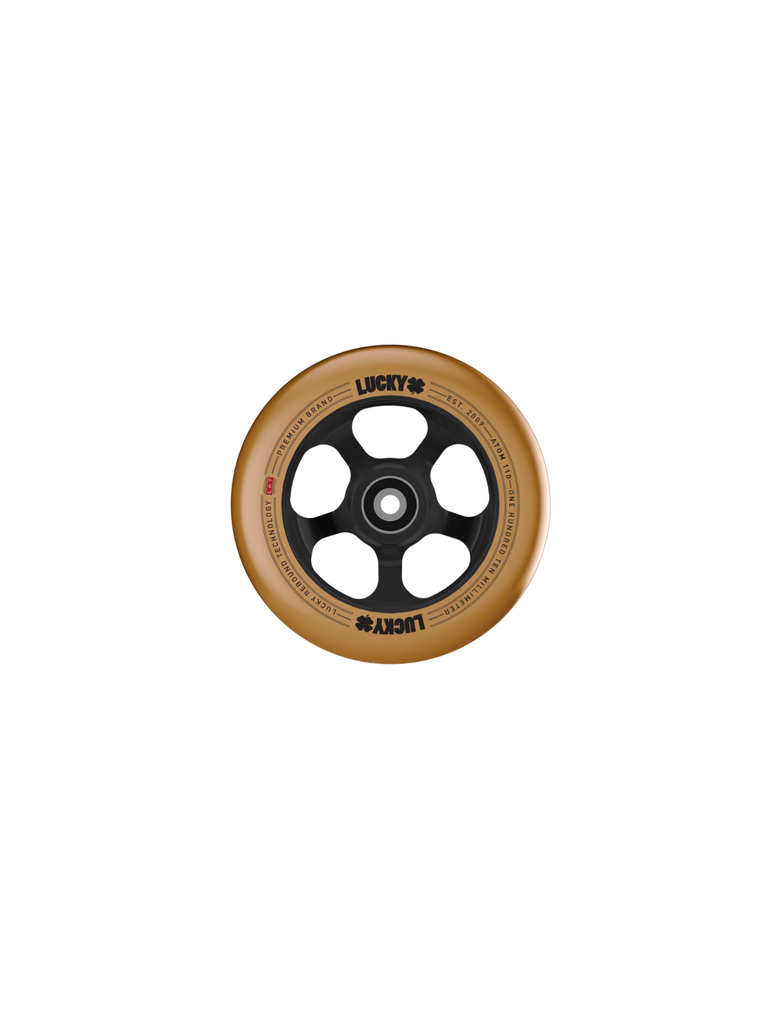 LUCKY ATOM BLACK STUNT SCOOTER WHEEL IN GUM