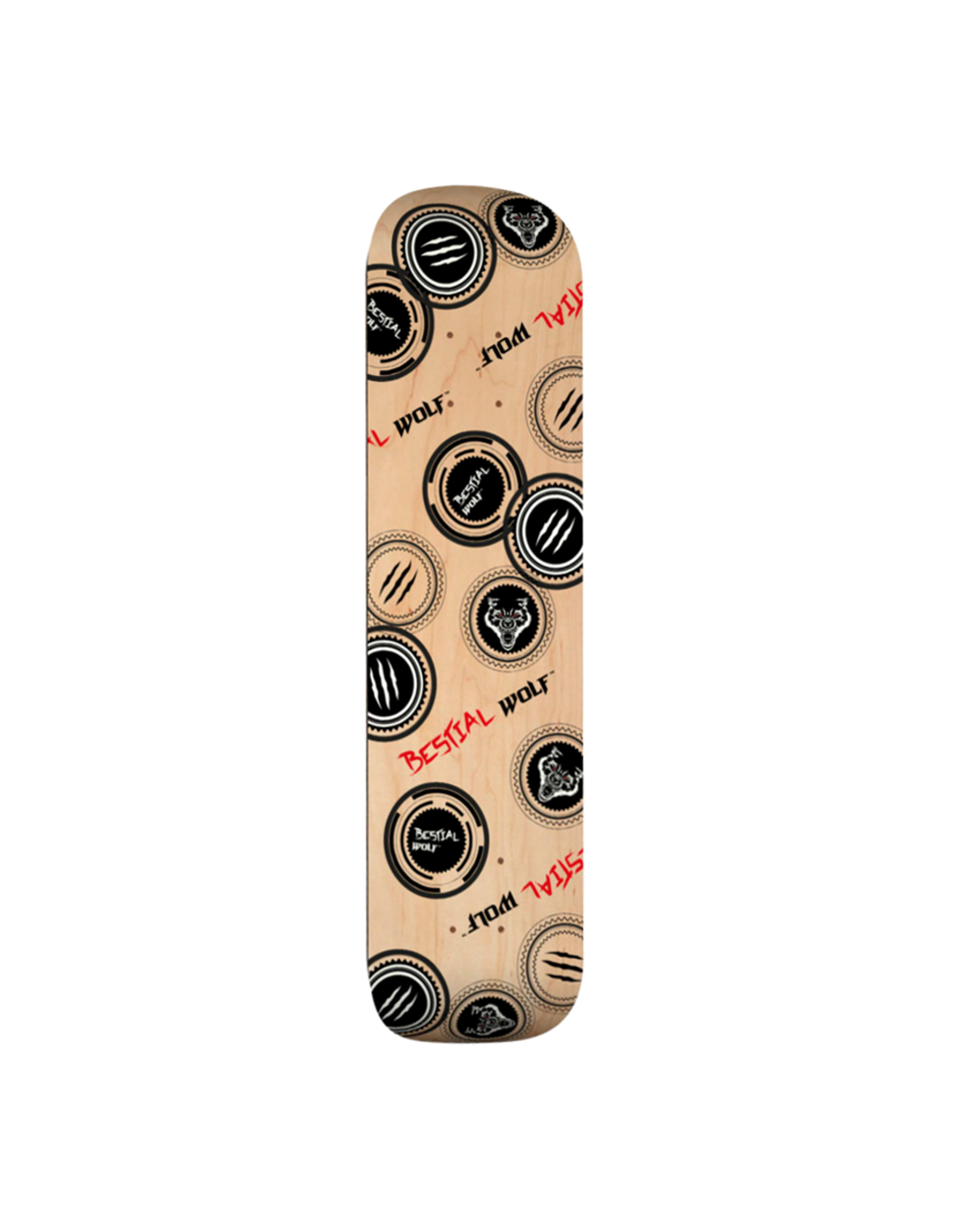 BESTIAL WOLF SKATEBOARD 8.00 MADNESS