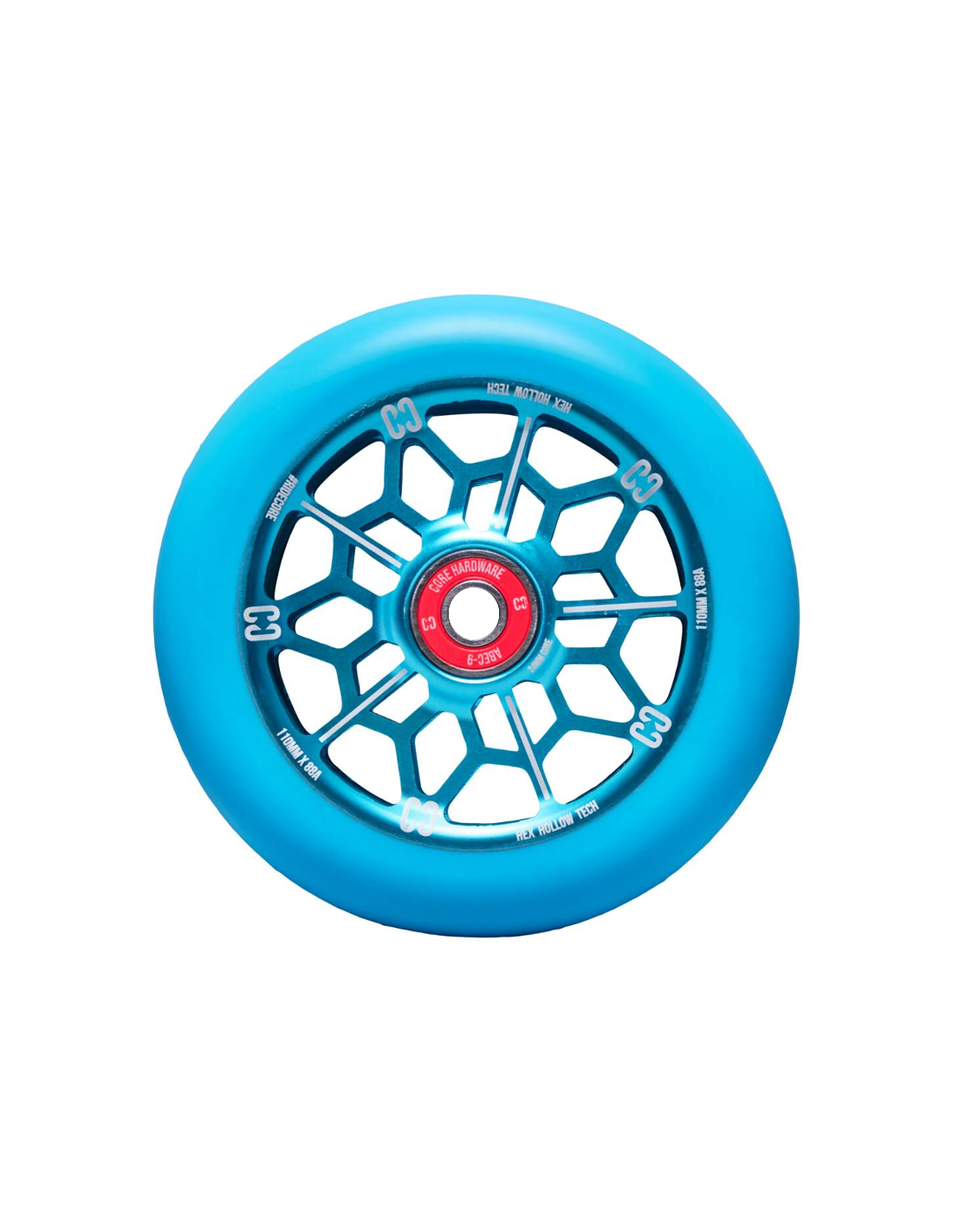 CORE HEX HOLLOW 110MM WHEEL BLUE