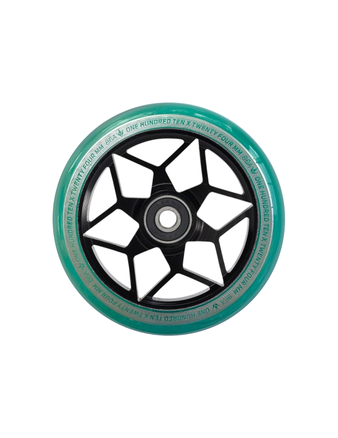 BLUNT 110 DIAMOND WHEEL IN BLACK SMOKED TEAL