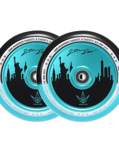 BLUNT 120MM JON REYES SIGNATURE WHEELS TURQUOISE BLACK