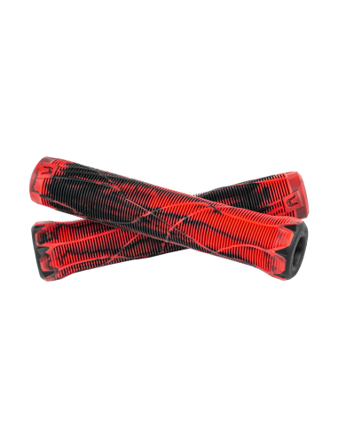 ETHIC V2 V2 SLIM GRIPS IN BLACK AND RED