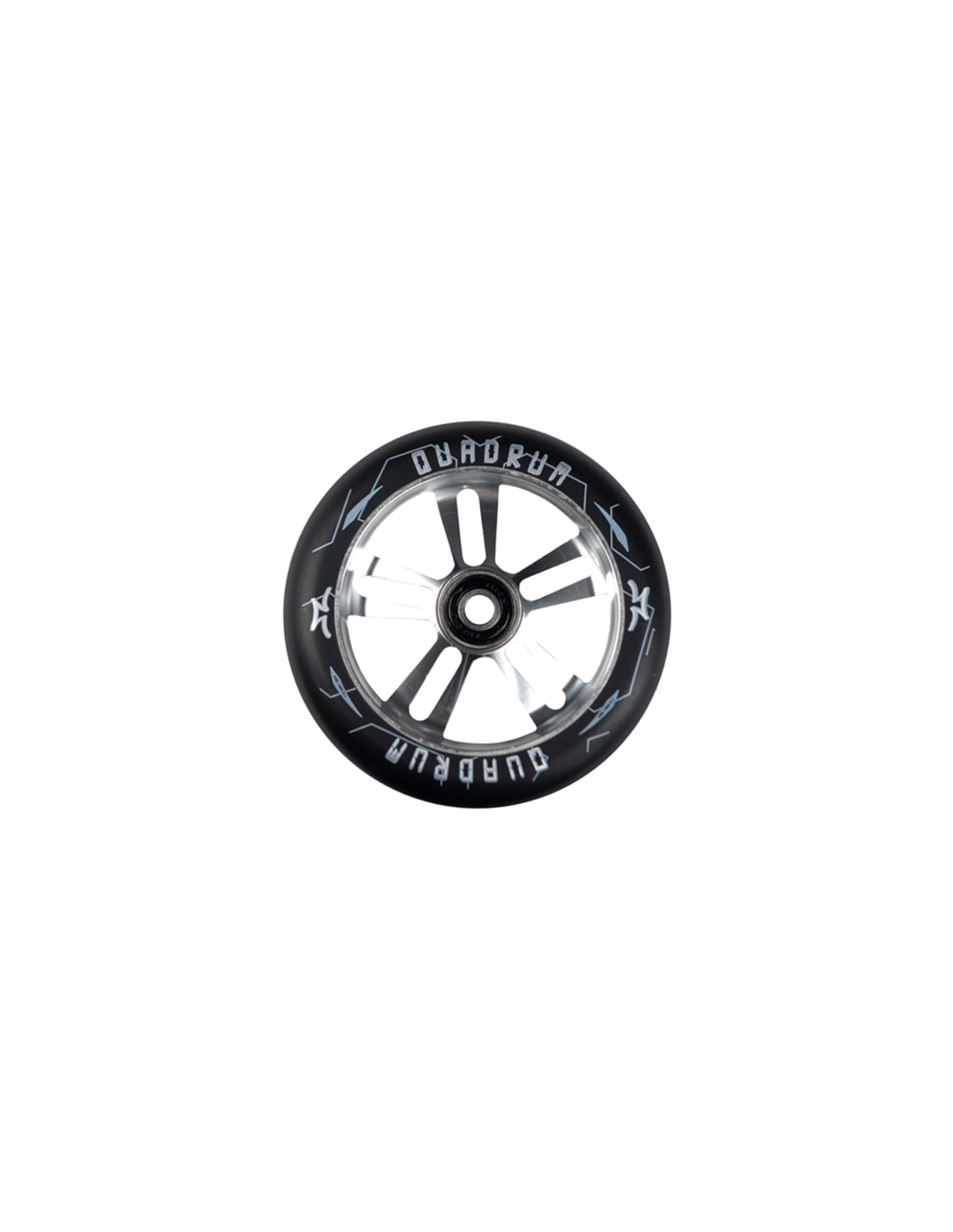 AO QUADRUM 10 STAR 100 STUNT SCOOTER WHEEL SILVER