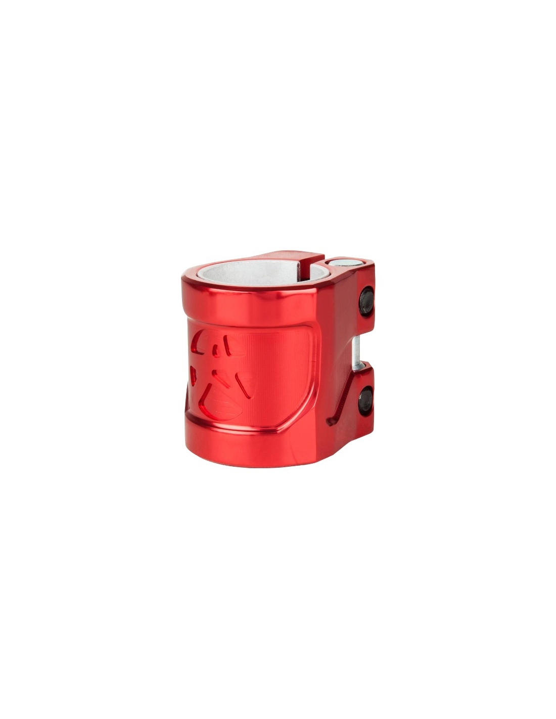STUNT SCOOTER ADDICT SHIELD DOUBLE CLAMP RED