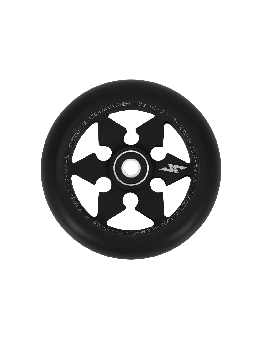 JP NINJA 6-SPOKE 110MM WHEEL BLACK