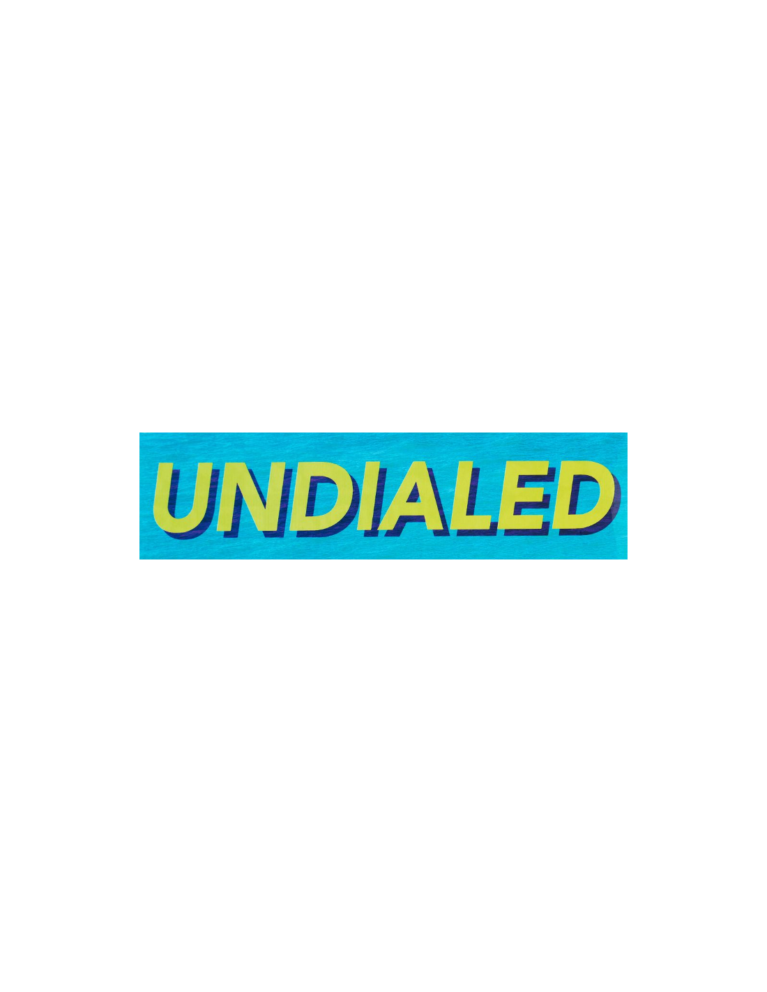 UNDIALED ΑΥΤΟΚΟΛΛΗΤΟ ΜΕ ΓΑΛΑΝΟ ΦΟΝΤΟ