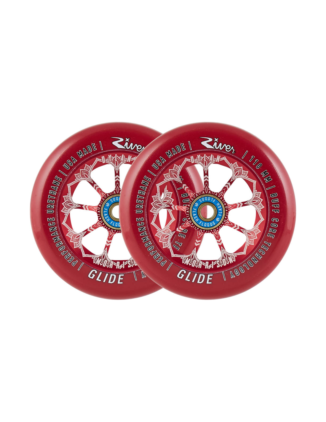 RIVER GLIDE WHEELS BLOODY RED DYLAN MORRISON SIGNATURE