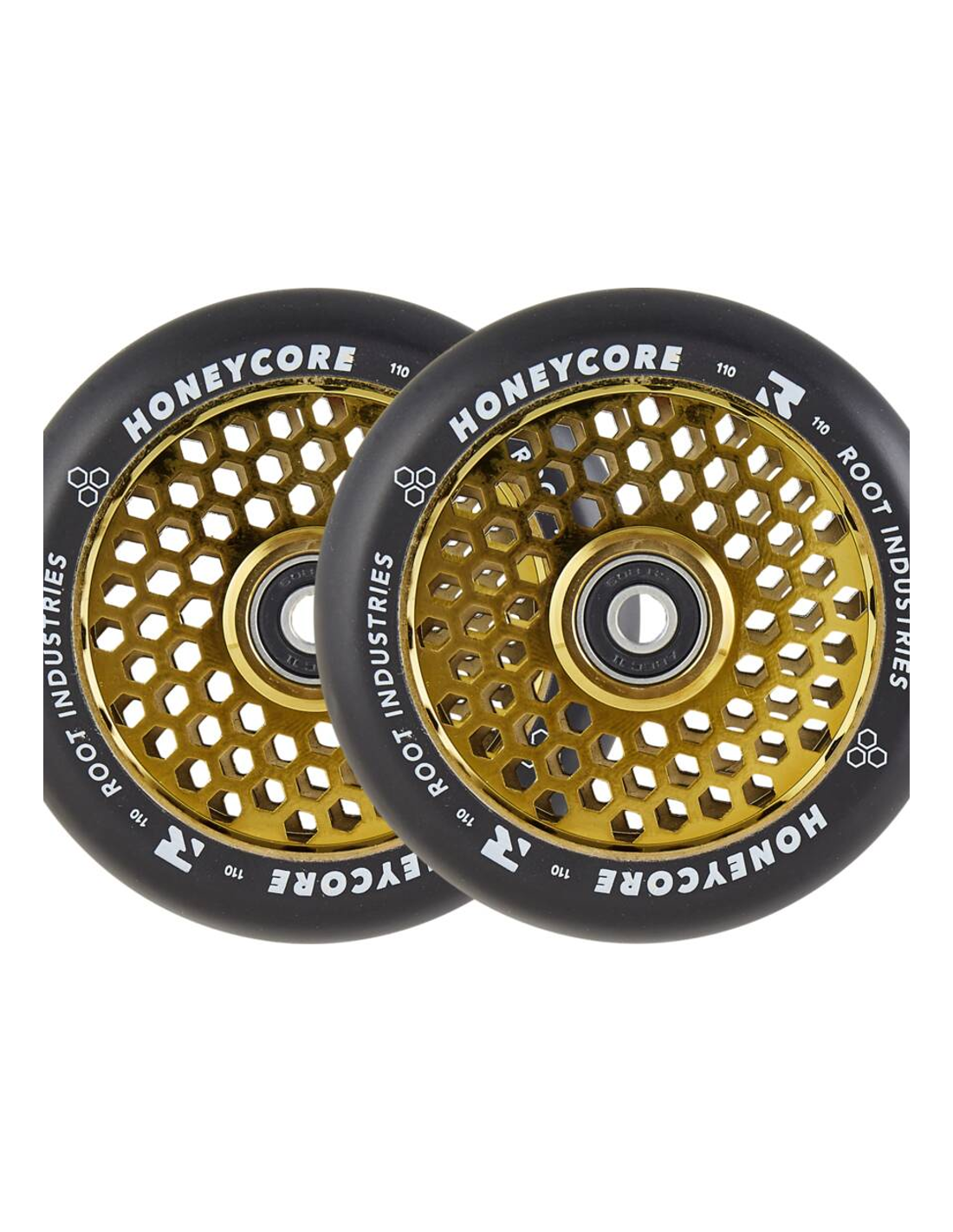 ROOT INDUSTRIES HONEYCORE 110MM WHEELS GOLD RUSH