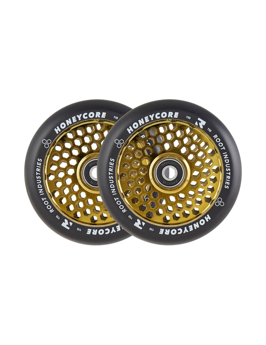 ROOT INDUSTRIES HONEYCORE 110MM WHEELS GOLD RUSH