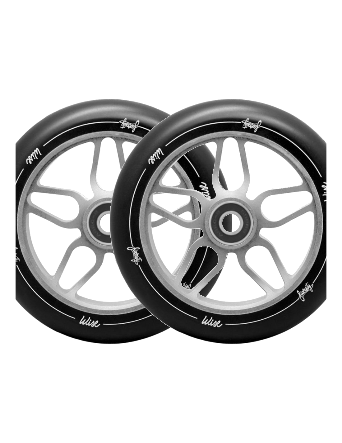 WISE FIVERSITY 125 WHEELS RAW BLACK