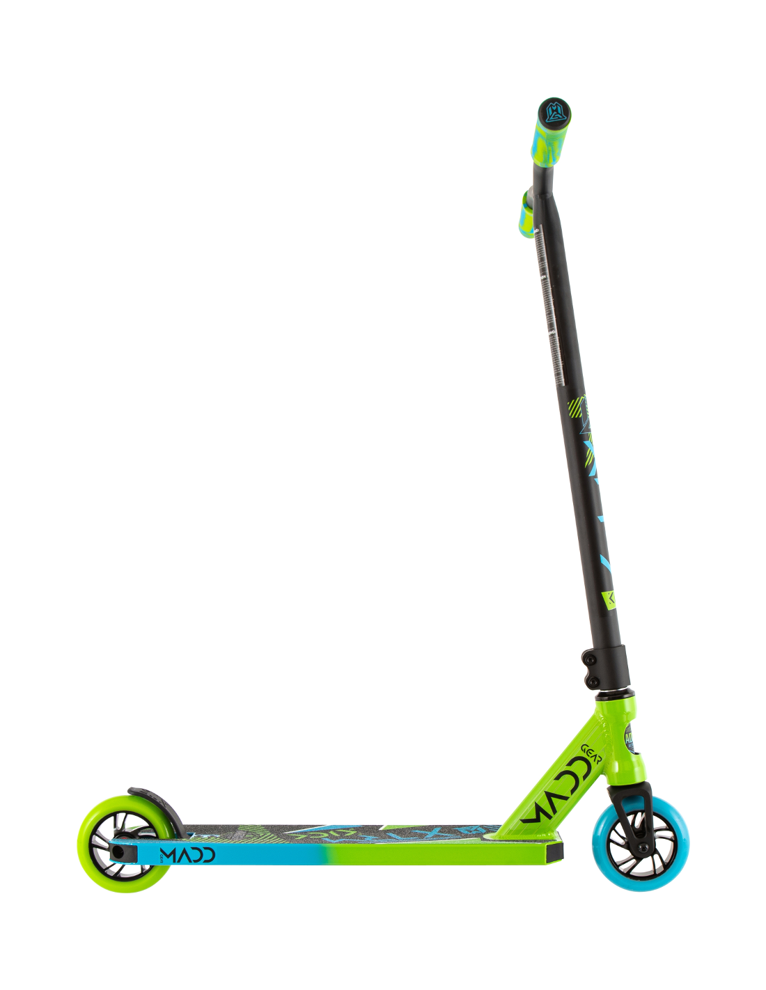 KICKSCOOTER MADDGEAR KICK EXTREME GREEN BLUE