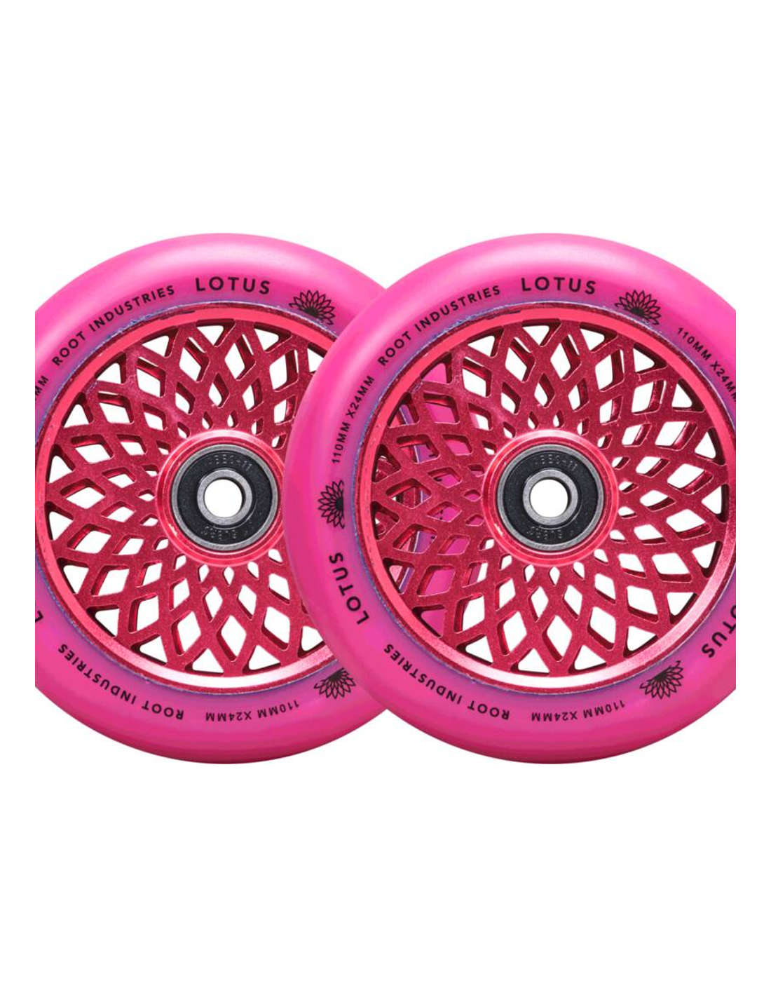 ROOT INDUSTRIES LOTUS 110MM WHEELS RADIANT PINK
